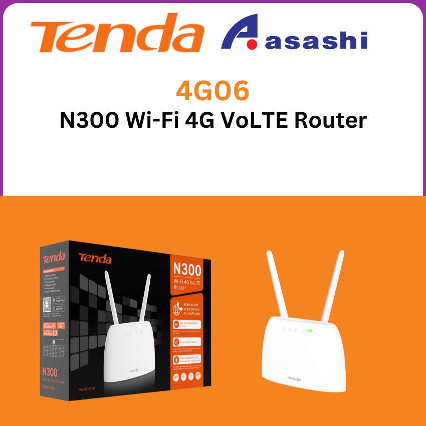 Tenda 4G06 4G LTE WiFi Router / modem router | Shopee Malaysia