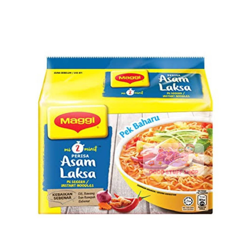 Maggi Kari/Tomyam/Ayam/Asam Laksa Packet(5x80g) | Shopee Malaysia