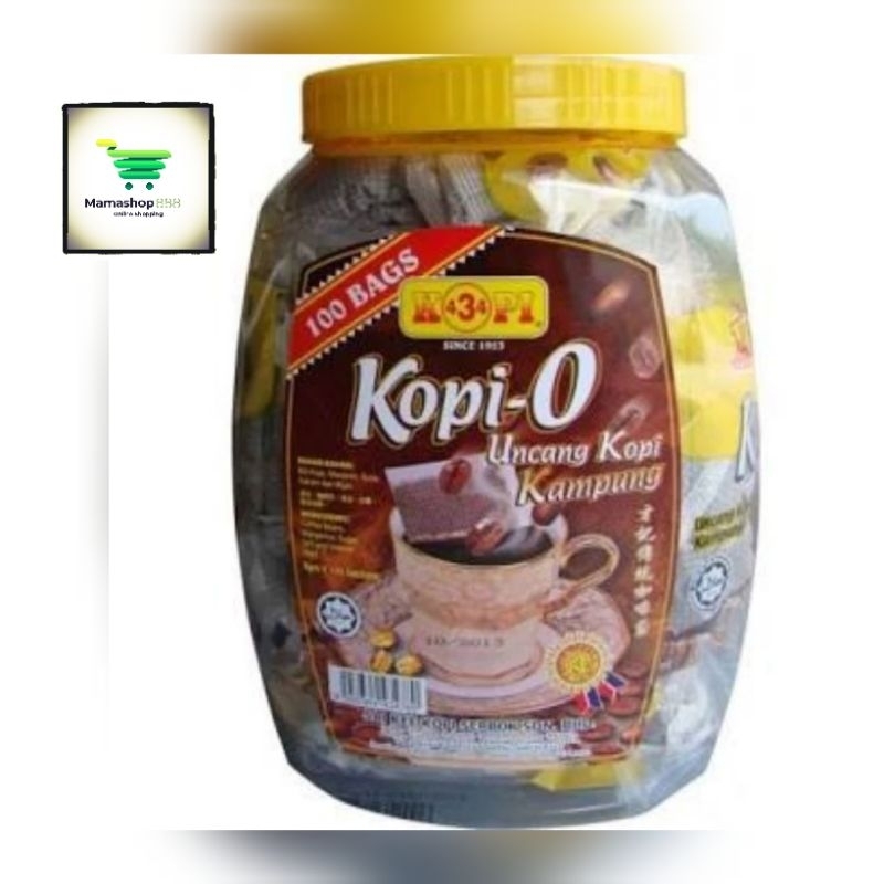 KOPI-O MUAR 434 100s (5 packets x 20s x 9g) in botol | Shopee Malaysia