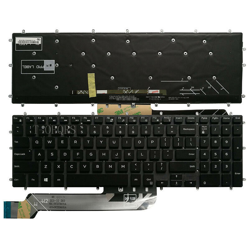 Dell Inspiron 15 5565 5567 5568 17 5765 5767 US Backlit Keyboard ...