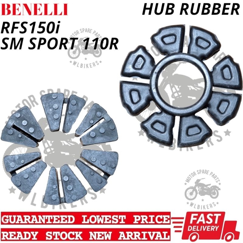 BENELLI RFS150I SM SPORT 110R HUB RUBBER SPROCKET GETAH CLUTCH HUB ...