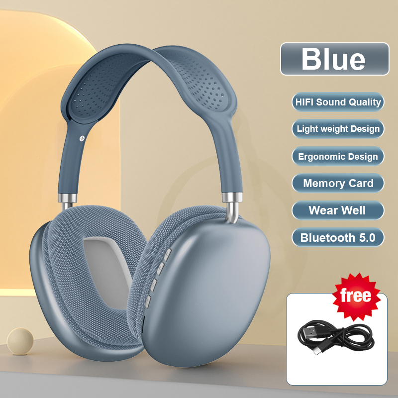 P9 Headphone Extra Bass Bluetooth Headphone Wireless Headset Headset ...