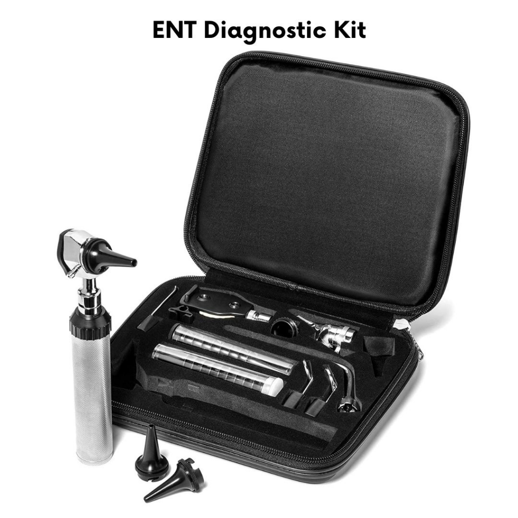 ENT Diagnostic Set LED Otoscope Ophthalmoscope Set Ear & Eye ...