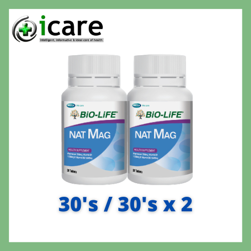 BIO-LIFE NAT MAG 30'S / 30'S X 2 ( EXP DATE : 11/2025 ) | Shopee Malaysia