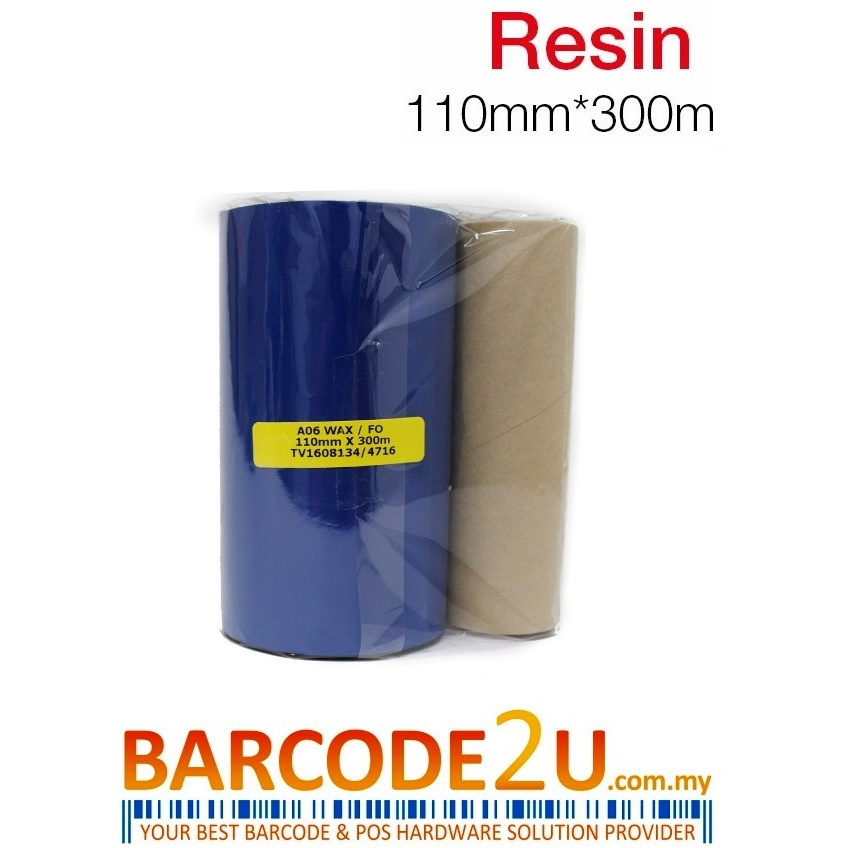 Barcode Resin Ribbon 110mm x 300m | Shopee Malaysia