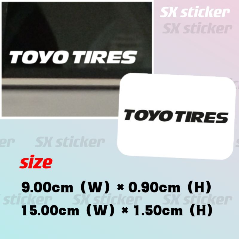 toyo tires logo cutting sticker | Shopee Malaysia