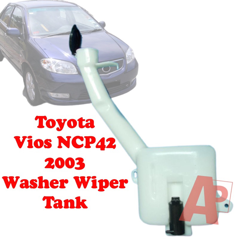 Toyota Vios NCP42 2003 Windshield Washer Wiper Tank With Motor New ...