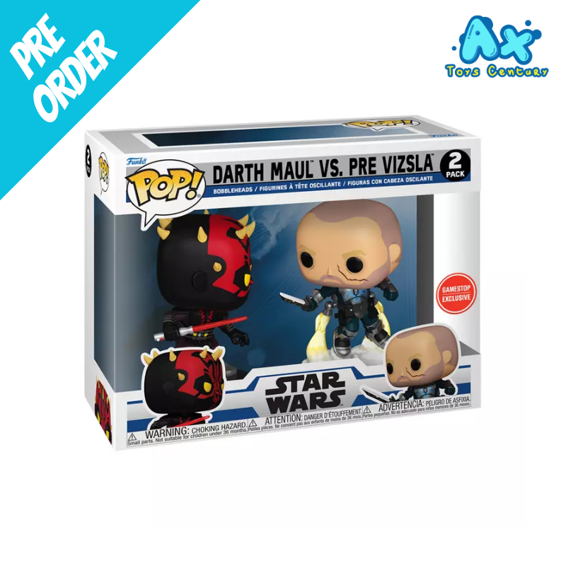 [PO] Funko Pop Star Wars: Clone Wars Darth Maul vs Pre Vizsla Game Stop ...