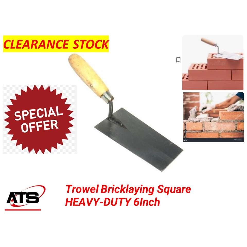 Trowel Bricklaying Square HEAVY-DUTY 5/6" Inch | Shopee Malaysia