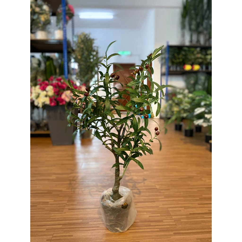 Premium Artificial Olive Plant / Pokok Zaitun Hiasan Tiruan / 85cm ...