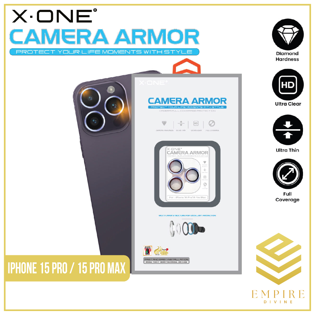 X.One Camera Armor - iPhone 15 Pro / 15 Pro Max | Shopee Malaysia