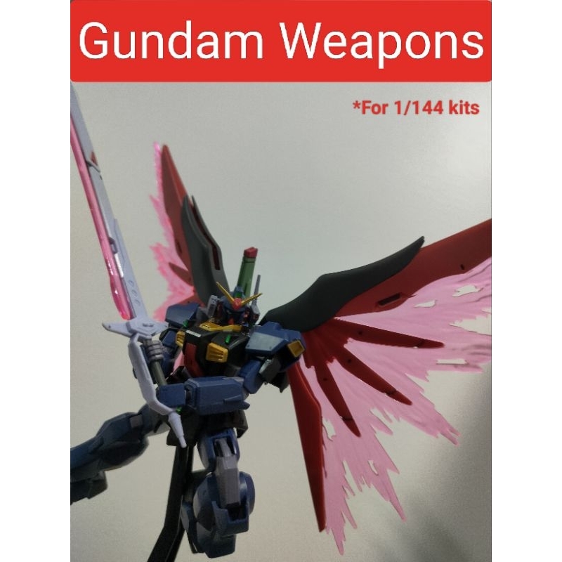 Gundam Weapons & Backpack for 1/144 kits | Shopee Malaysia