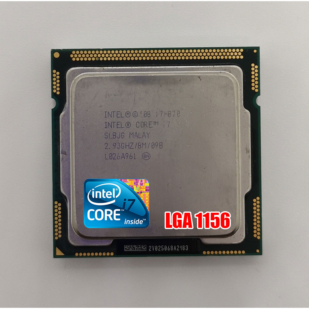 Used Core™ i7-870 / 875K CPU Processor / LGA1156 / 4 Core 8 Thread ...