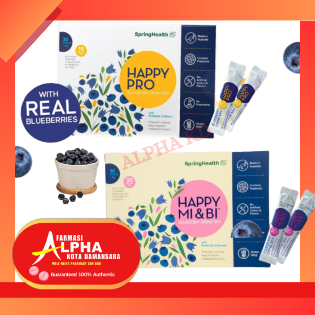 🎀SpringHealth Happy PRO™ Blueberry Drink Mix | SpringHealth Happy MI&BI ...
