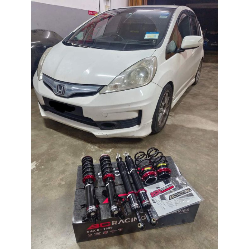 BC v1 adjustable suspension honda jazz city GE GP GM2 TMO | Shopee Malaysia