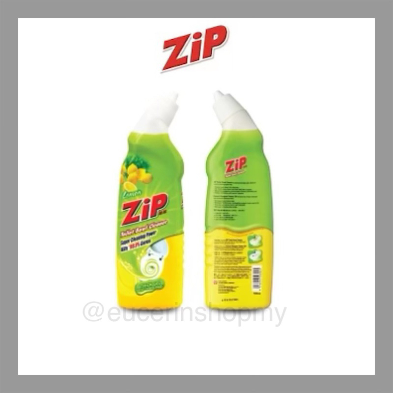 Zip Toilet Bowl Cleaner Lemon 500ml (Exp 8/2024) | Shopee Malaysia