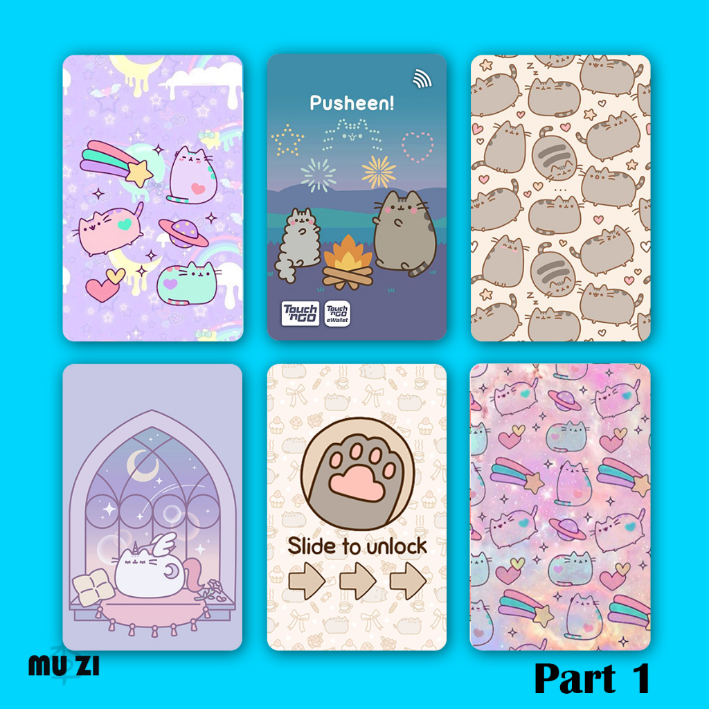 P.Cat TnG Card STICKER NFC STICKER (Part 1) Waterproof Thick Hard ...