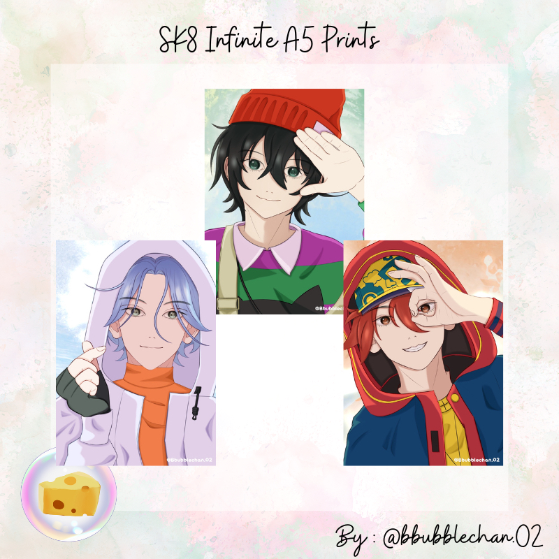 SK8 Skate Infinite A5 Art Prints fanart doujin illustration merchandise ...