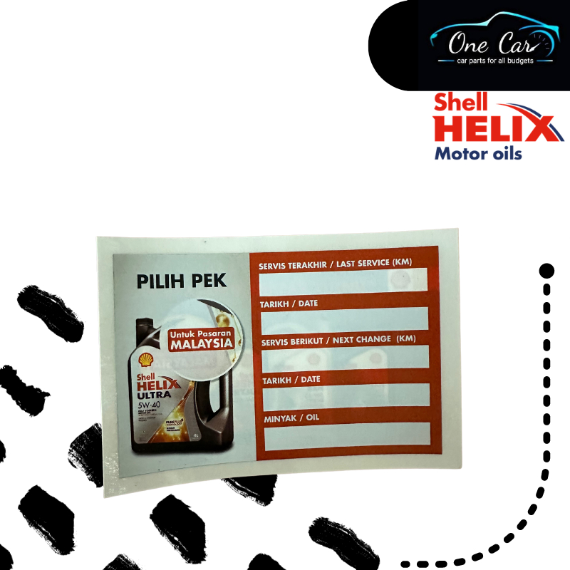 Mileage Sticker Service Reminder | Shopee Malaysia