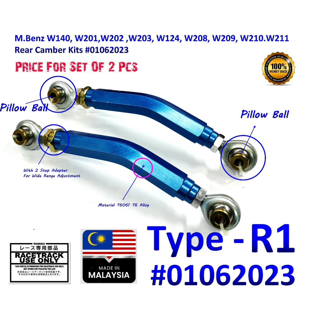 M.Benz W140, W201,W202 ,W203, W124, W208, W209, W210.W211 – Rear Camber ...