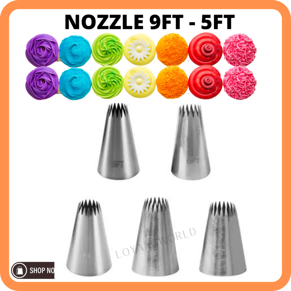 (5FT/6FT/7FT/8FT/9FT) Large 17 Tooth Star Shaped Stainless Steel Square ...