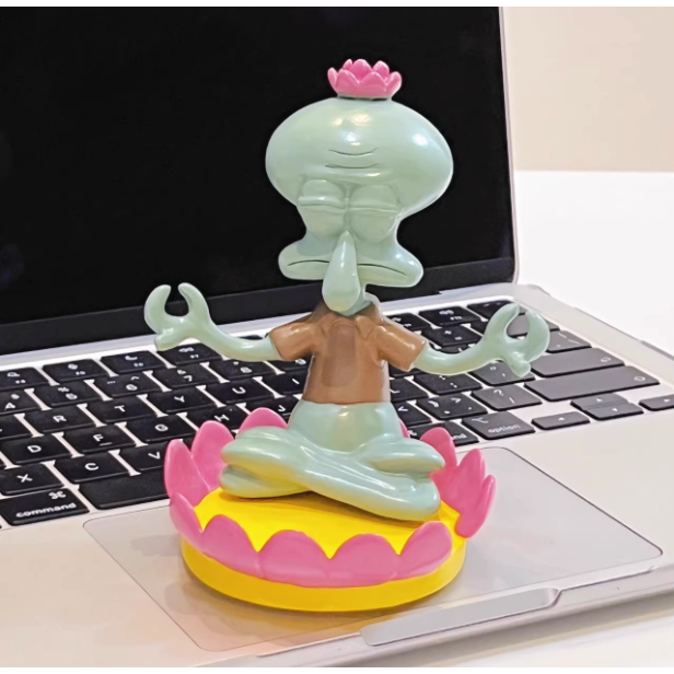SpongeBob & Squidward Phone Stand, SpongeBob SquarePants Lotus Throne ...