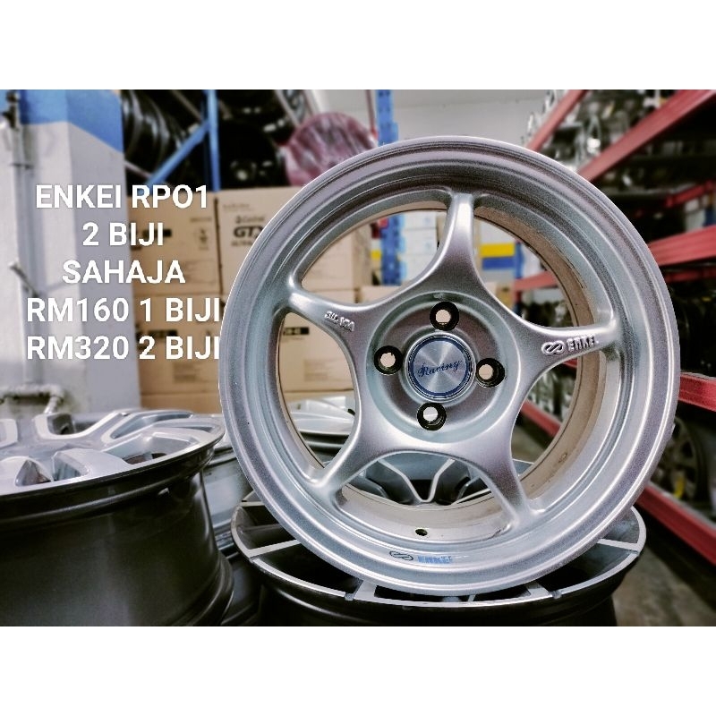 USED SPORT RIM 15 INCH ENKEI RPO1 RM160 1 BIJI RM320 2 BIJI | Shopee ...
