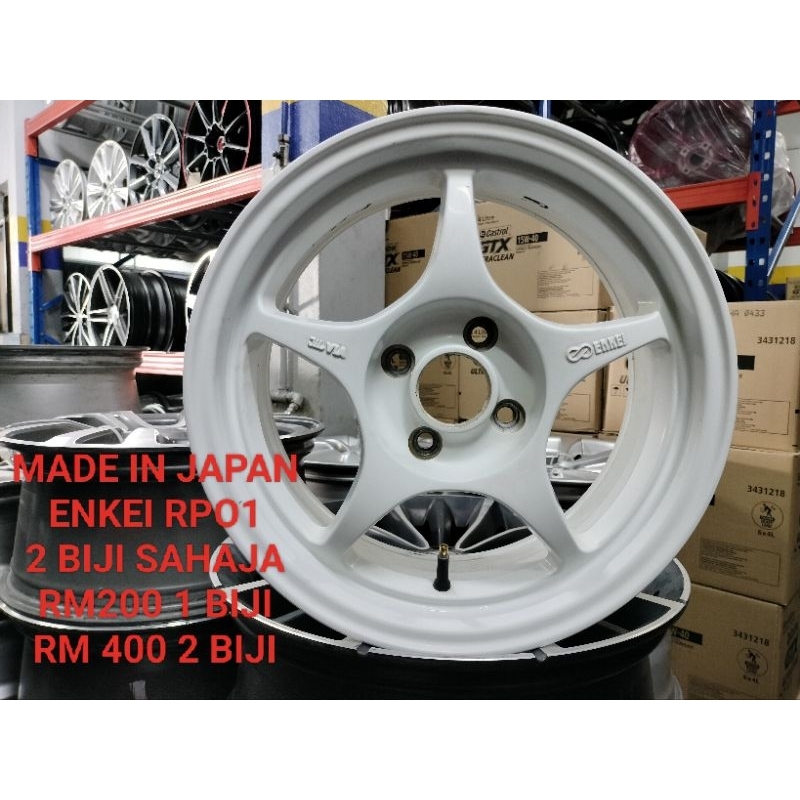 USED SPORT RIM 15 INCH ENKEI RPO1 JAPAN RM200 1 BIJI RM400 2 BIJI ...