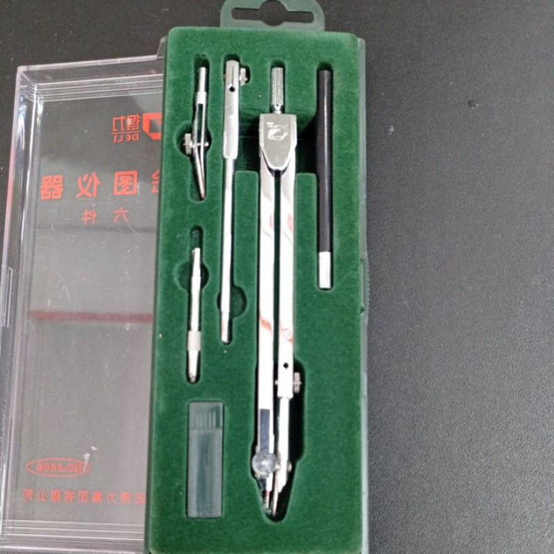 DELI DRAWING COMPASS SET/JANGKA LUKIS TEKNIKAL | Shopee Malaysia