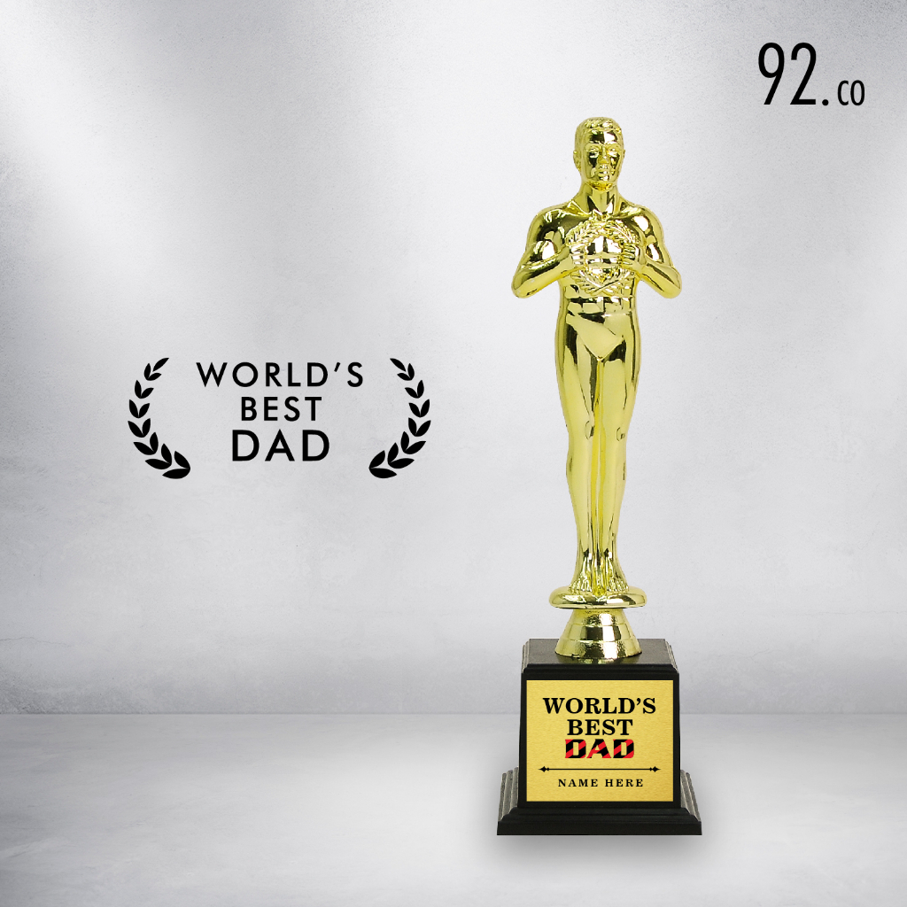 [Father's day Trophy🔥] Best Dad Trophy Hadiah Ayah Hari Bapa Piala Best ...