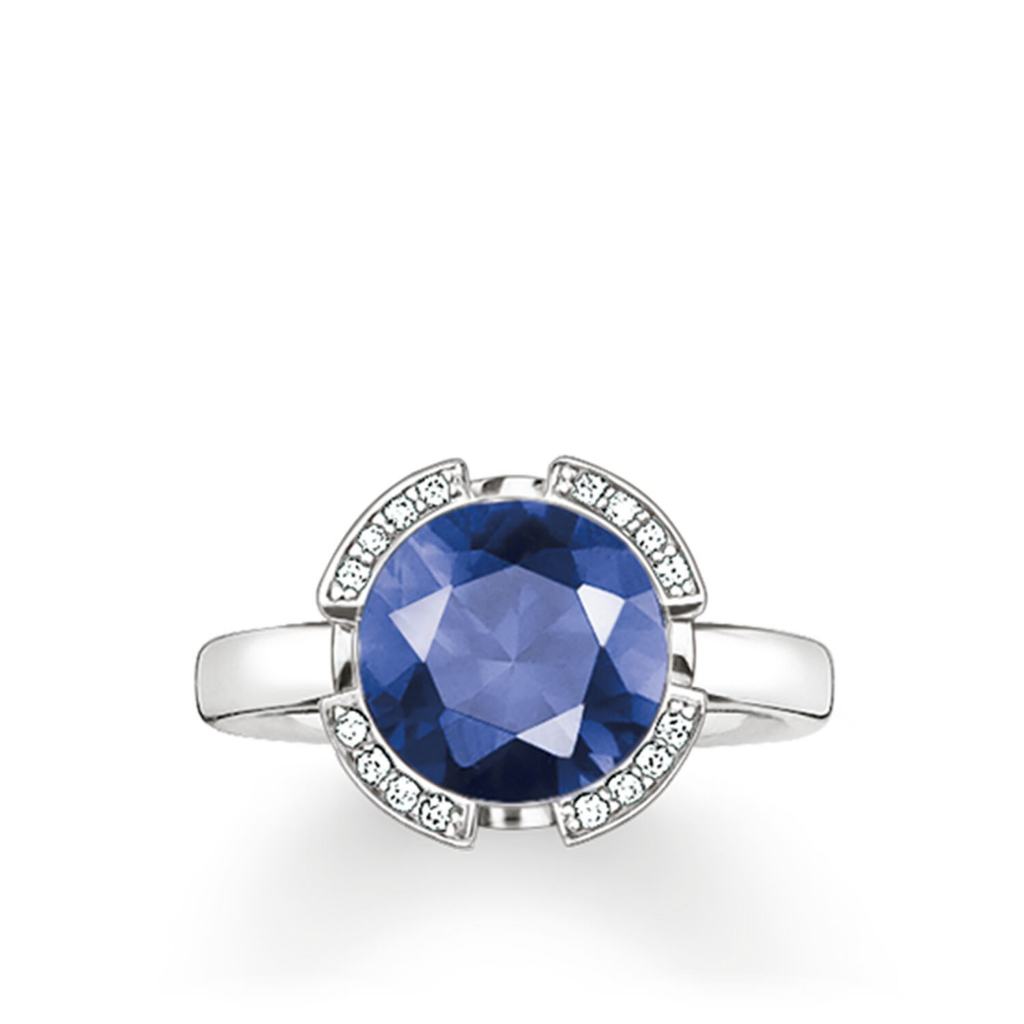 Thomas Sabo Signature Line Pave Solitaire Ring | Shopee Malaysia