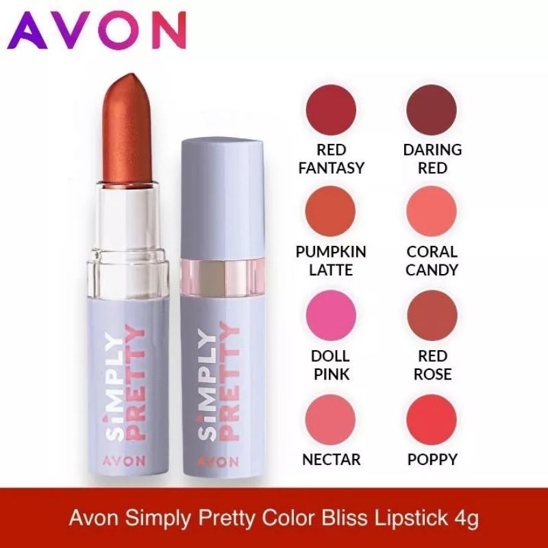 Avon Simply Pretty Colorbliss Lipstick 4g | Shopee Malaysia