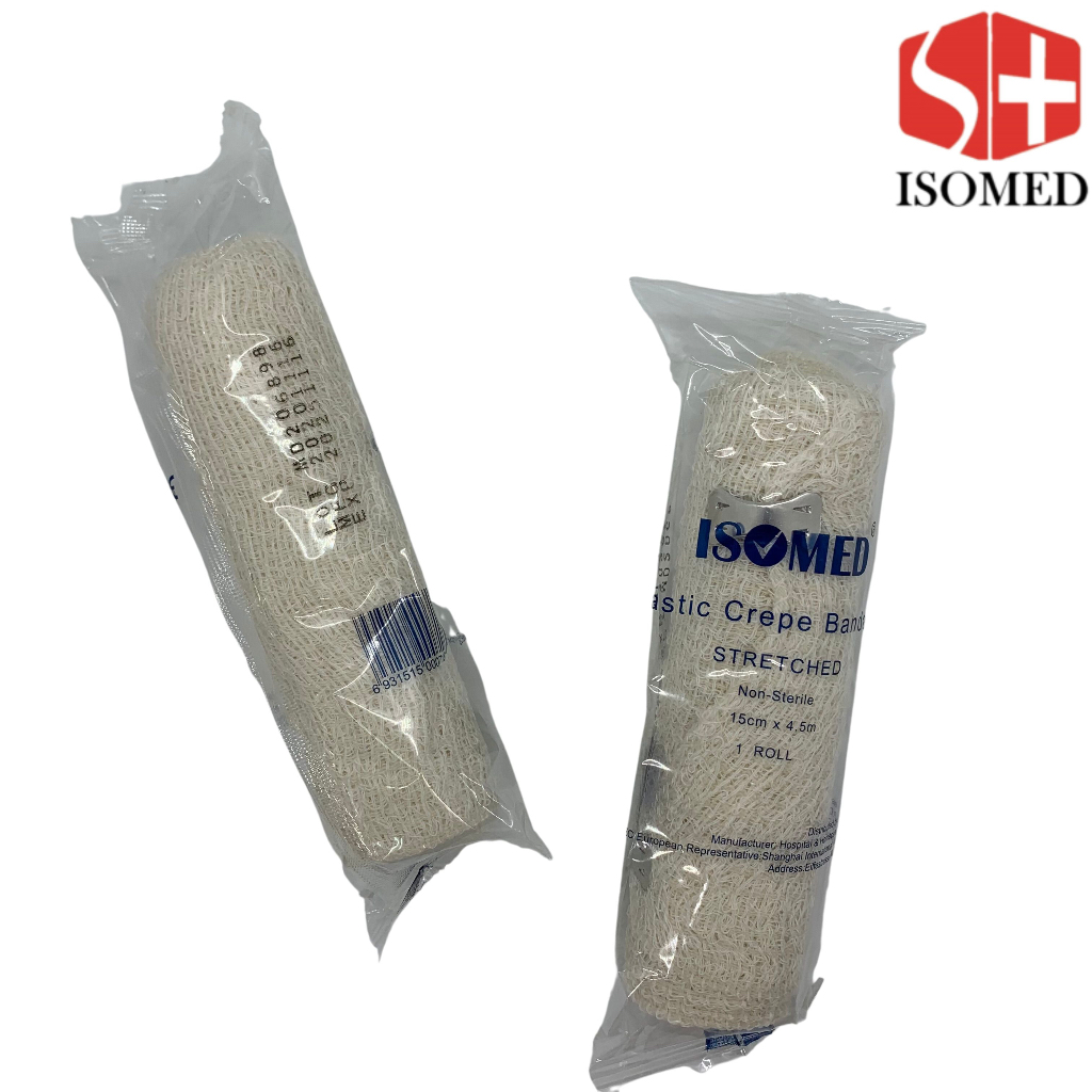 ISOMED Elastic Crepe Bandage (MDA Approved) 5cm / 7.5cm / 10cm / 15cm | Shopee Malaysia