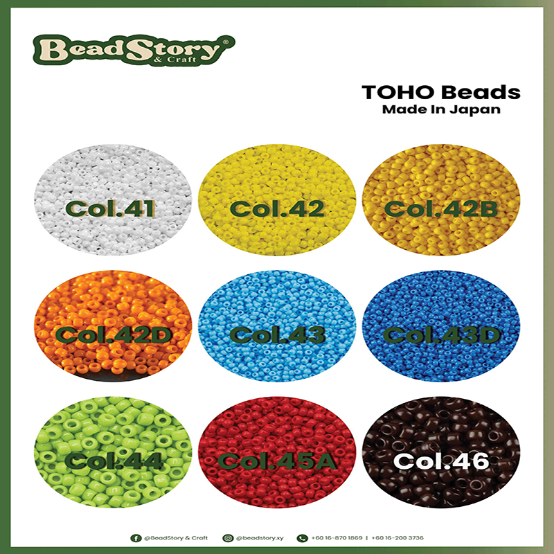 TOHO Beads Opaque 11/O - 7G [ Manik Jepun TOHO 11/O - 7G ] | Shopee ...