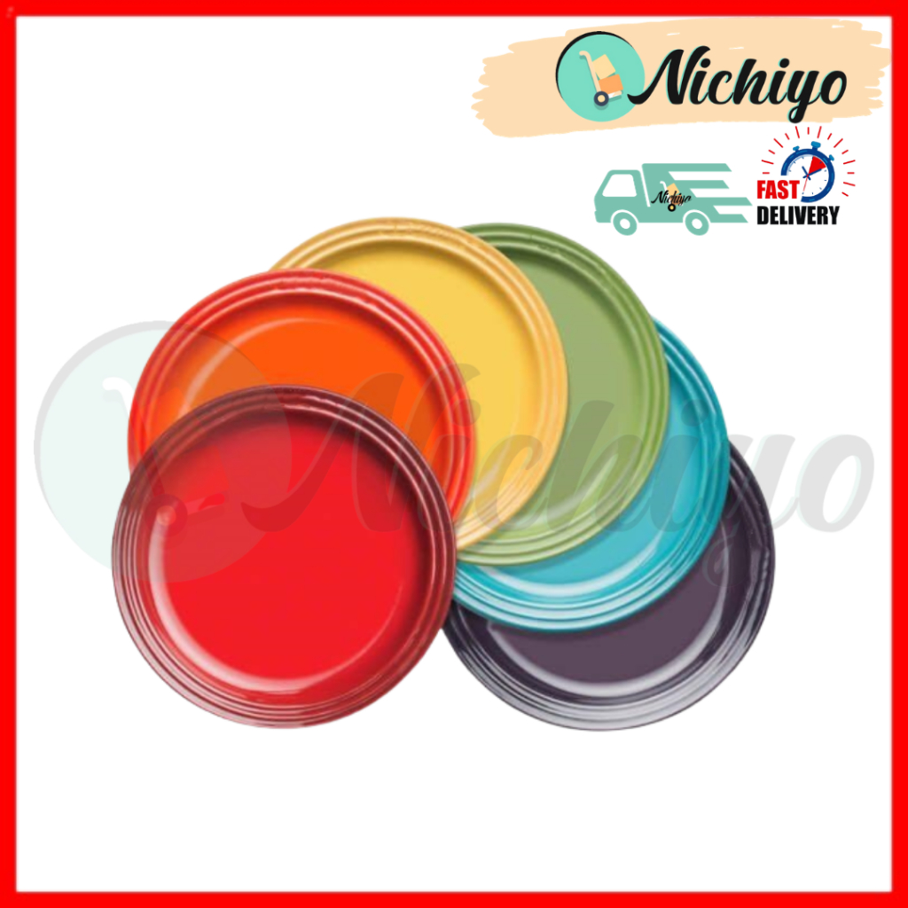 🔥FAST SHIPPING🔥 23cm Rainbow Round Ceramic Plate Set 6 Pieces Set ...