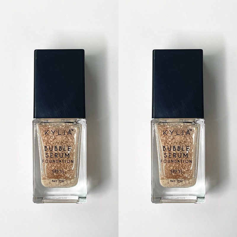 🔥ORIGINAL HQ FOUNDATION VIRAL KYLIA BUBBLE SERUM FOUNDATION 20ml FREE ...