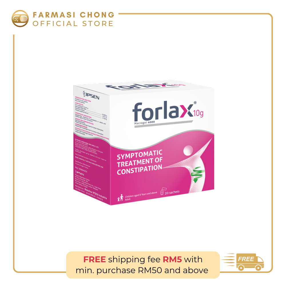 Forlax 10g x 20 Sachets for relieve constipation | Shopee Malaysia