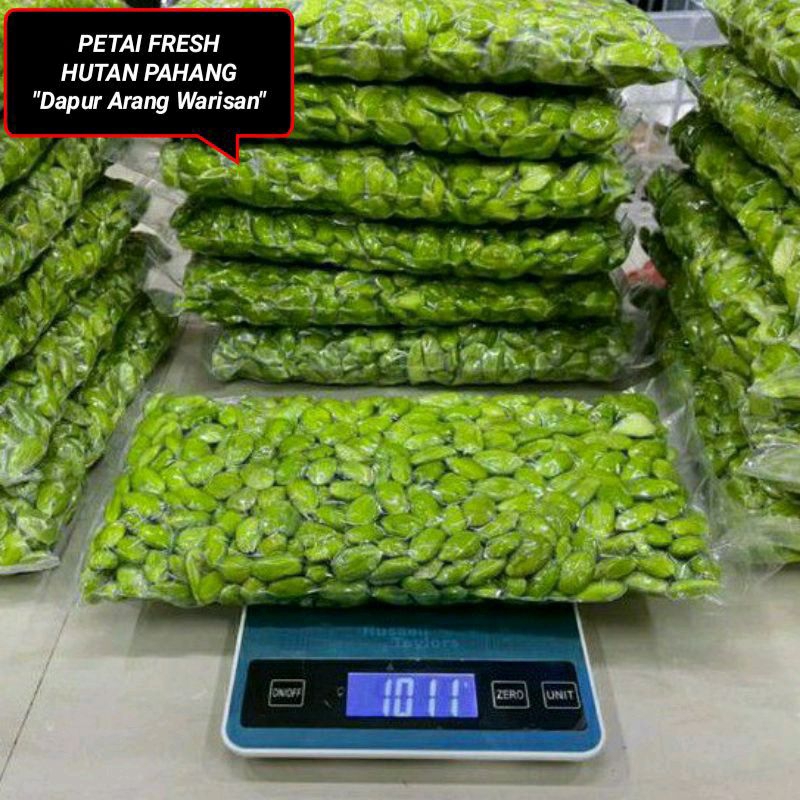 PETAI HUTAN PAHANG PERAK | ISI PETAI KUPAS | ISI PETAI KOPEK | 1KG ...