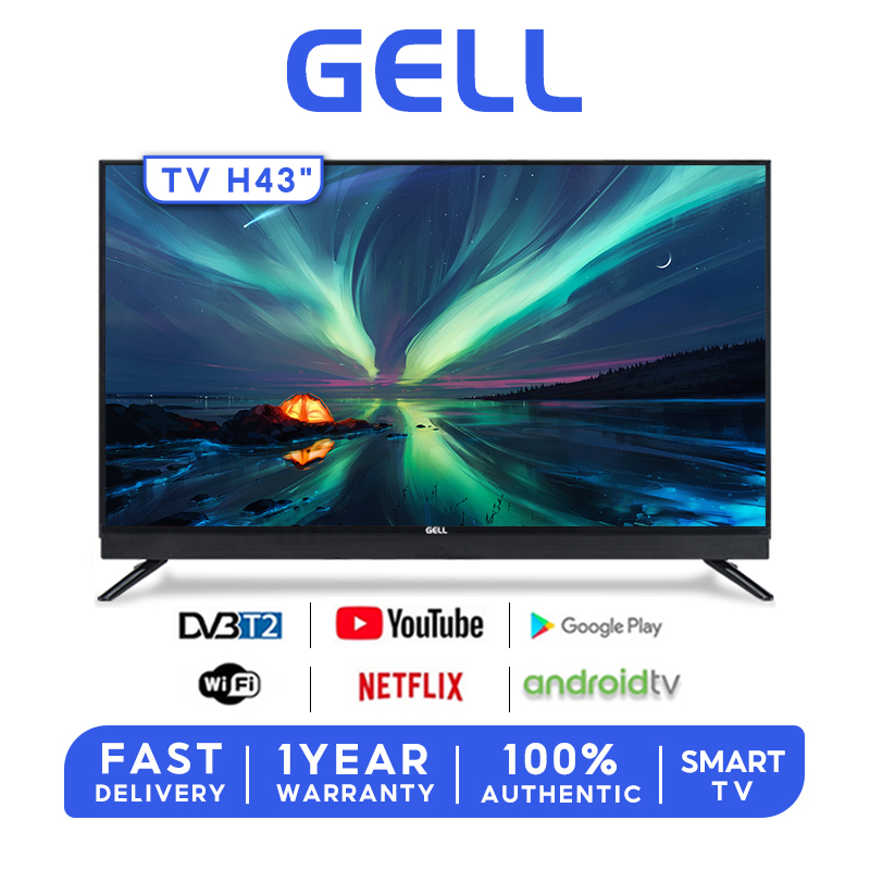Gell Sakura Smart TV 32 Inch Slim Android 40&43 Inch Full HD LED TV ...