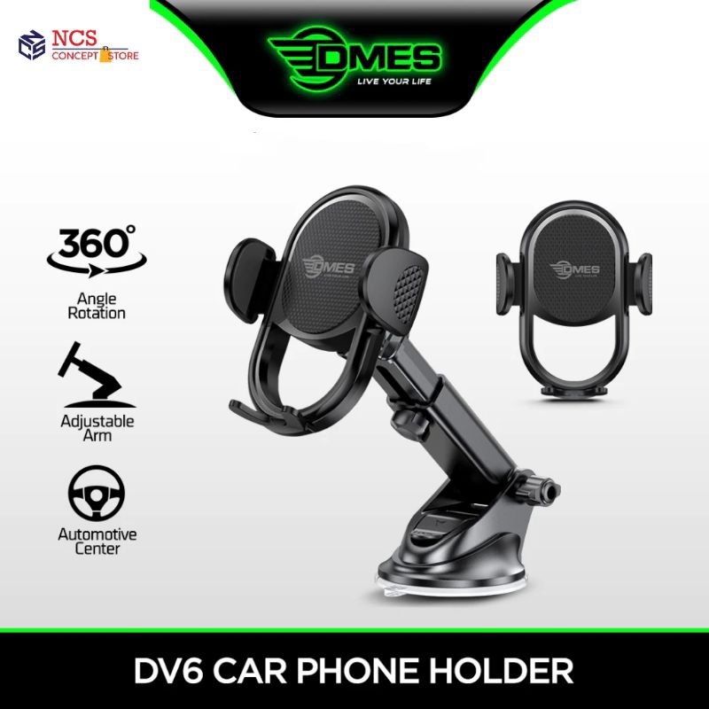 [NEW MODEL] Dmes DV6 Adjustable Car Holder Adjustable Arm Phone Holder ...