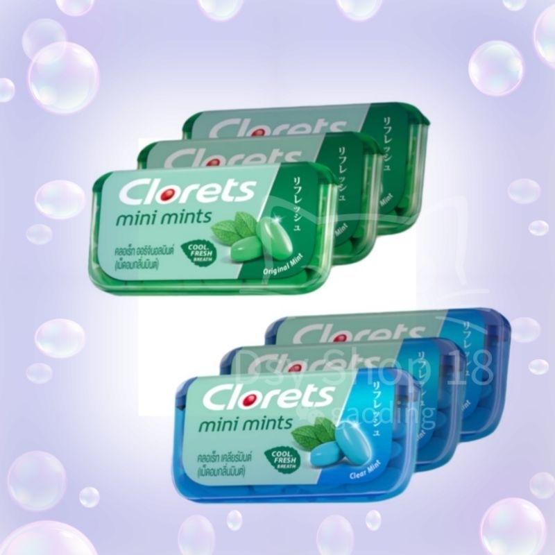 CLORETS Acti Fresh Original Mint / Clear Mint [1pcs] | Shopee Malaysia