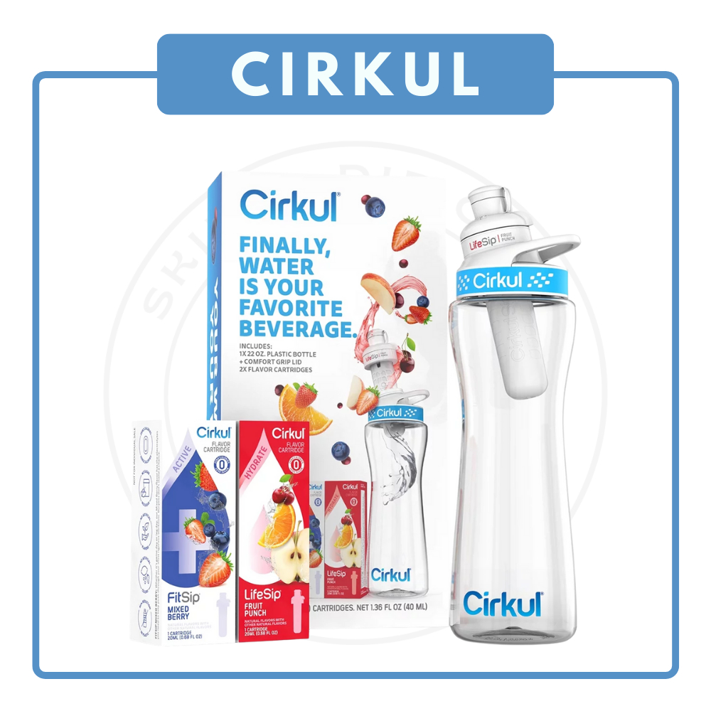 [STARTER KIT] CIRKUL Hydration Water Bottle, Flavored Water Bottle ...