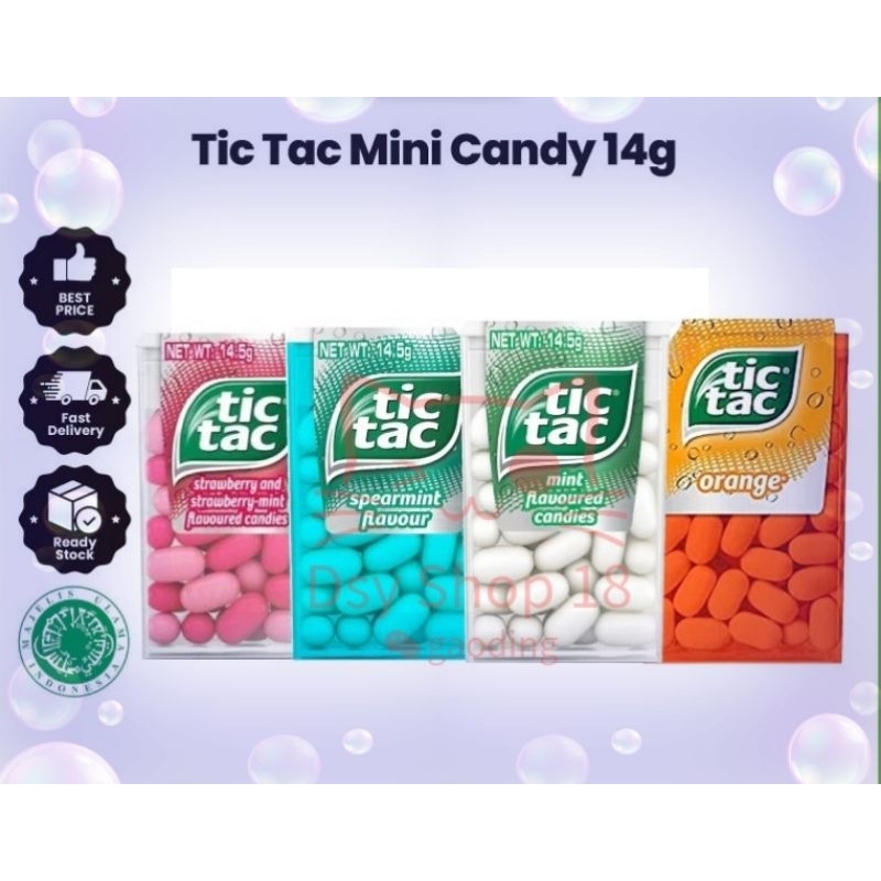 Tic Tac Mini Candy 14g [Assorted] | Shopee Malaysia