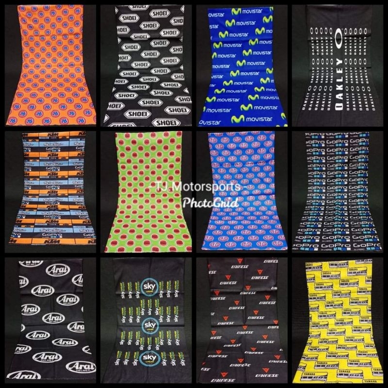 Buff Head Bandana Balaclava Sarung Kepala Ride Helmet | Shopee Malaysia