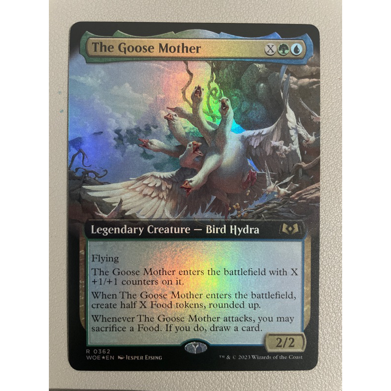 MTG:Wilds Of Eldraine (WOE) R0362 - The Goose Mother (Extended Act ...