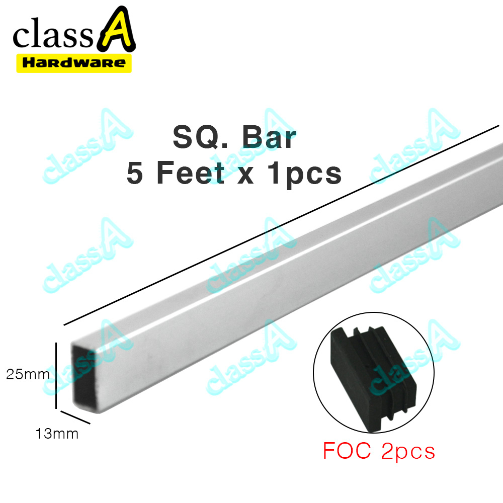 ClassAHW Chrome Steel Square Bar Hanging Clothes Accessories Gadget ...