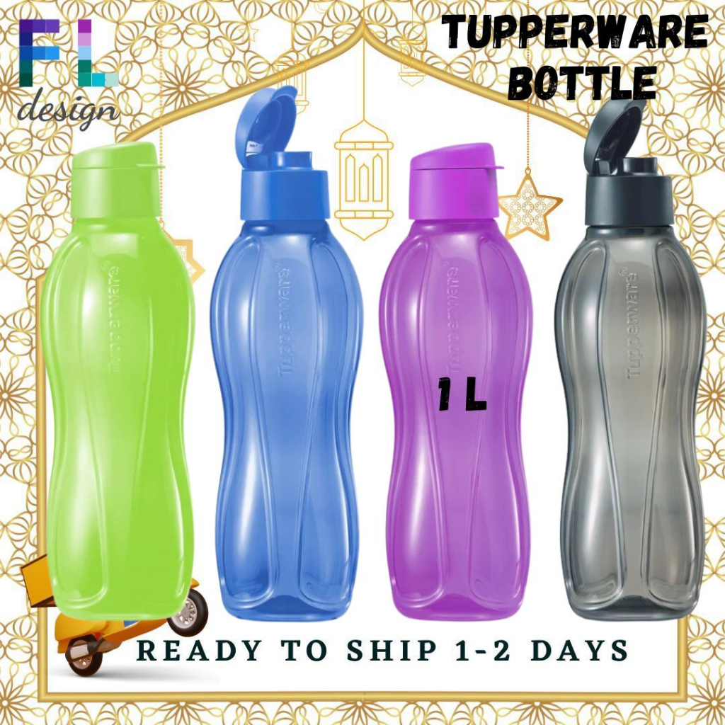 Tupperware Eco Bottle 1L with Fliptop | Shopee Malaysia