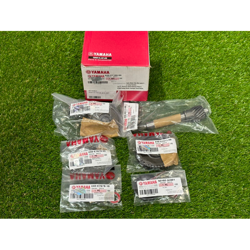 YAMAHA EGO LC 44D-E7100-00 TRANSMISSION KIT SET GEAR BOX SET ORIGINAL ...