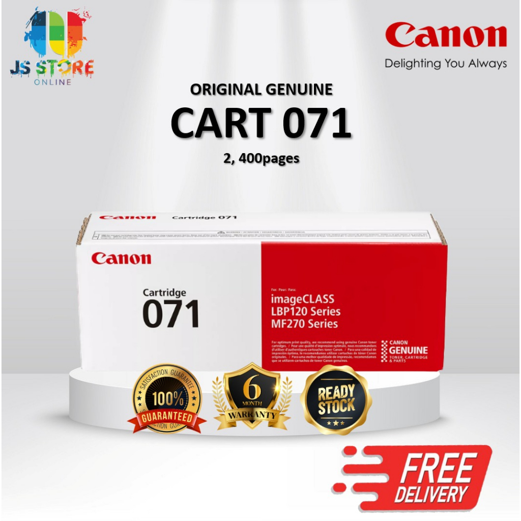 Canon Cart 071 Black Toner Cartridge / LBP120 , MF270 series | Shopee ...