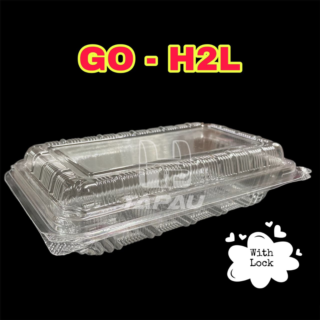 TAPAU - ( 50PCS± ) GC GO-2L Plastic Tray / Disposable Packaging Food ...